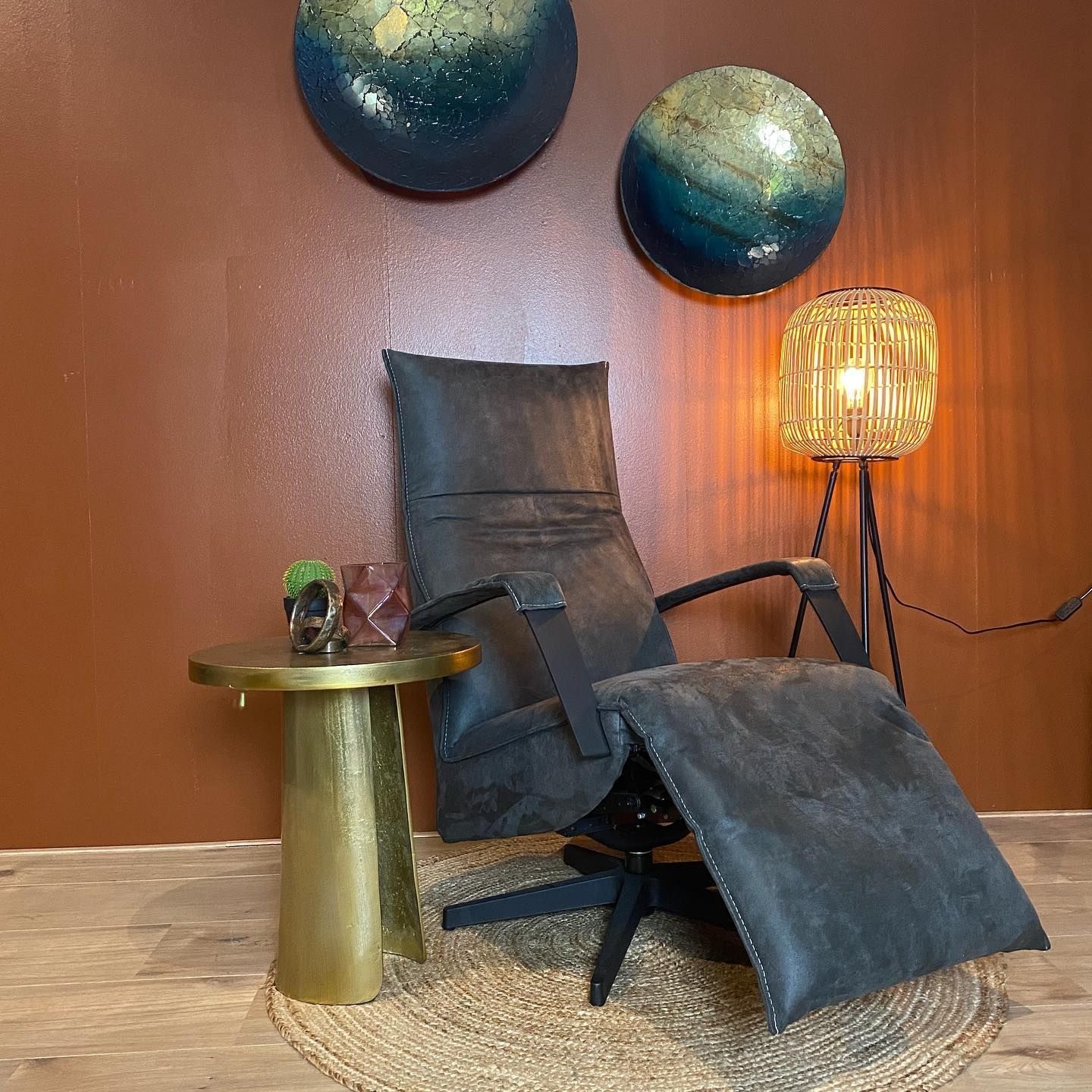 Relaxfauteuil Deliza - Antraciet | Chill Line - Max Wonen