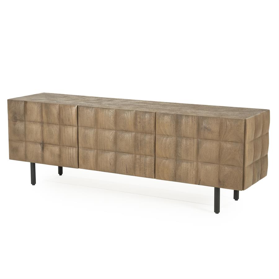 TV meubel Felix - 160 cm - Mangohout - Bruin | Eleonora - Max Wonen